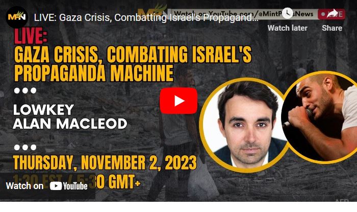 LIVE: Gaza Crisis, Combatting Israel's Propaganda w/ Lowkey & Alan ...