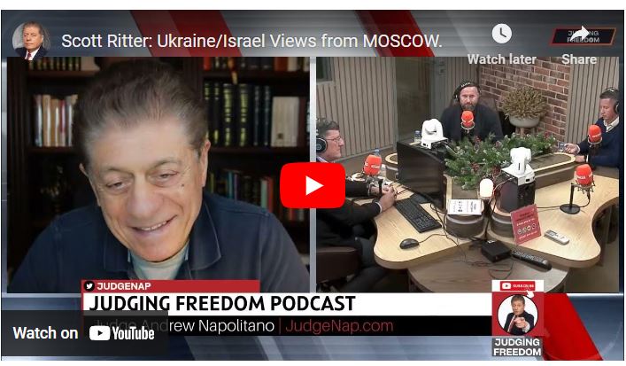 Scott Ritter: Ukraine/Israel Views from MOSCOW. - TheAltWorld