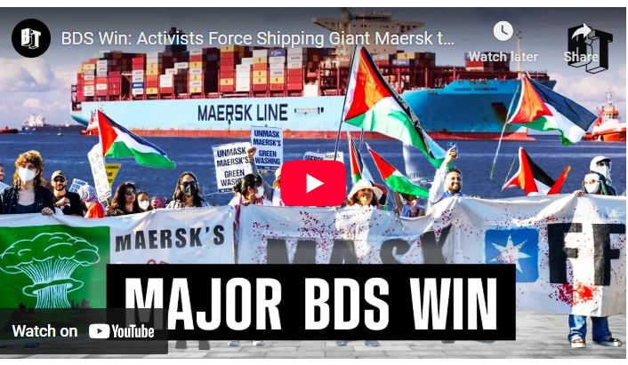 BDS Win: Activists Force Shipping Giant Maersk to Cut Israeli ...