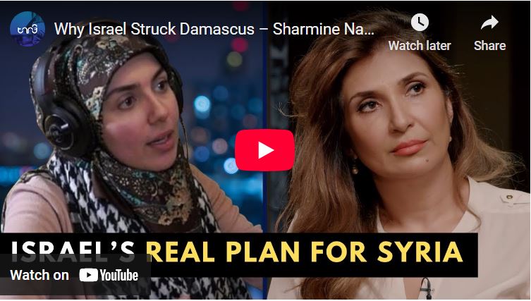 Why Israel Struck Damascus – Sharmine Narwani Breaks It Down - TheAltWorld